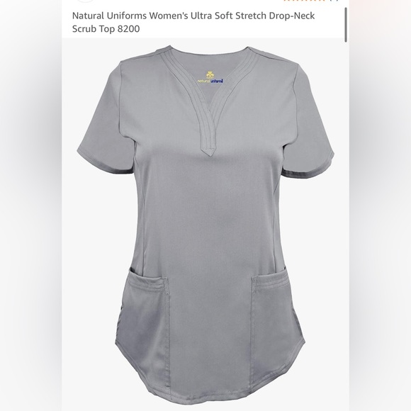 Natural Uniforms | Tops | Natural Uniforms Ultra Soft Stretch Drop Neck ...